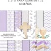 Christian Digital Papers, First Communion Papers, Church Digital Paper ...