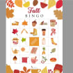 Fall Bingo Printable Cards, Family Thanksgiving Bingo, Autumn Games for ...