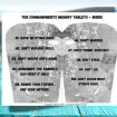 Ten Commandments Tablet Craft: DIY Bible Lesson, Sunday School (PDF ...