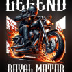 Streetwear Motorcycle Biker T-shirt Bundle | PNG Graphic Pack for Biker ...