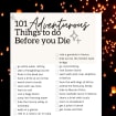 100 Things to Do | Printable PDF of Bucket List Ideas for Couples or ...
