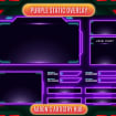 Purple Twitch Overlays Set - Stationary Twitch Overlays - Webcam Frames ...