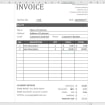 Invoice Template Excel, Google Sheet Spreadsheet Template, Auto ...