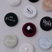 Circle Velvet Ring Box | Custom Wedding Ring Box | Engagement Ring Box ...