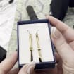 Vintage Propeller Earrings: 3D Printed Metal Aviation Jewelry for ...
