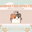 Calico Cat Loading Emote – Animated Buffering Emote With Green Circle ...