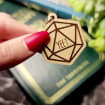 D20 Keychain, D20 Yeet, Yeet 20 Oof, D20 Dice Keychain, D20 Gift, RPG ...