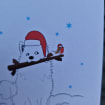 Samoyed Christmas Card - Etsy