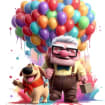 UP Movie Watercolor Splash PNG: High-resolution Digital Design (digital ...