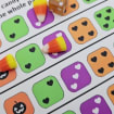 Halloween Kids Dice Game Printable Card Roll and Cover Dice Game for ...