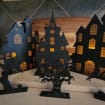 3D Printed Halloween Haunted House Luminaries - Etsy