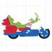 Honda Goldwing Gl1800 - Machine Embroidery Design, Embroidery Designs ...