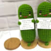 Emotional Support Pickle,positive Pickle,big Fan Pickle,handmade ...