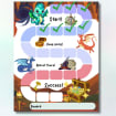 Dragon Reward Chart for Kids With Printable Achievement Award and Idea ...