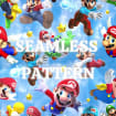 Super Bros Seamless Pattern, Mario Video Game Pattern, Bros Cartoon ...