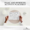 Isaac and Rebekah Activity Placemat: Bible Story Coloring Page (PDF ...