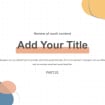 Fresh Sea Salt Peach Soda Work Summary Powerpoint Template - Etsy