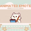 Taking Notes Animated Emote – White Puppy Twitch, Discord, Youtube ...