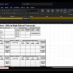4-year High School Transcript Template | Excel & Google Sheets ...