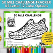 50 Mile Tracker, 50 Mile Challenge, Walking Tracker, Running Tracker ...