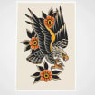 Traditional Tattoo - Eagle Poster: Tattoo Sheet Art | Vintage Design ...