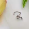Shiny Planet Chain Lip Ring, Sweet Preal Lip Ring, Punk Stud Piercings ...