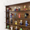 Walnut Minifigure Display Case Shelves,minifigure Display Case Cabinet ...