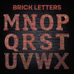 Brick Letters Clipart: Urban Texture Alphabet (36 PNG Digital Download ...
