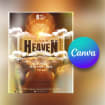 Editable Church Event Flyer Template: Prayer, Sermon, Service With ...
