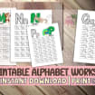 26 Alphabet Worksheets| Handwriting Practice| ABC Trace & Write ...