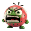 Angry Fruits Clipart: 180 PNG Images for Stickers (digital Download) - Etsy
