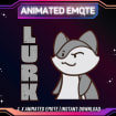 Animated Twitch Emote, Cute Lurk Emote, Twitch Emote | PNG ...