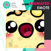 Animated Toast OMG Emote, Bread Animated Scream Emote for Twitch ...