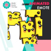 Animated Cheese Raid Emote, Cute Cheddar Slice Emote for Twitch Youtube ...