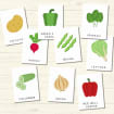 35 Vegetables Flashcards, Image Cards for Kids, Preschool, Nomenclature ...