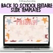 Back to School Editable Slide Templates. - Etsy