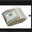 Banded Money Stack of Hundred Dollar Bills PNG Graphic - Transparent ...