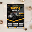 Towing Service Flyer Template - Roadside Assistance Business Design ...