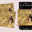 Birthday Flyer Template| DIY Golden Goddess Bday Social Media Instagram ...