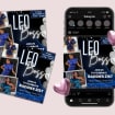 Leo Birthday Flyer, Birthday Template, Birthday Girl, Party Flyer ...