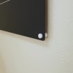 Black Rectangle Wall Sign With 4 Holes - Custom Small Business Logo ...