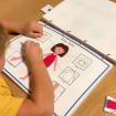 Body Parts Busy Book Page, Body Parts Matching Worksheet for Toddlers ...