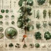 Chlorophyll Science Print Botanical Flower Print Floral Gift Poster ...