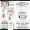 Days of the Week Printable Clipart, Daily Functional Planner Stickers ...