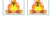 Camping Letter Match,preschool Letters,alphabet Matching Game,camping ...