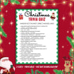 Christmas Trivia Quiz Game, Printable Christmas Family Game, Festive ...