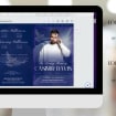 Blue Music Memorial Program Template – Celebration of Life, 5.5x8.5 ...
