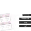 PYO Cookie Instructions Card Printable | 4x5 Paint Your Own Cookie ...
