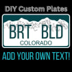 Colorado CO State License Plate Layered SVG Digital File - Lightburn ...