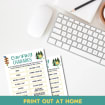 Camping Charades Game, Printable Camping Trip Game, Summer Camp, Family ...